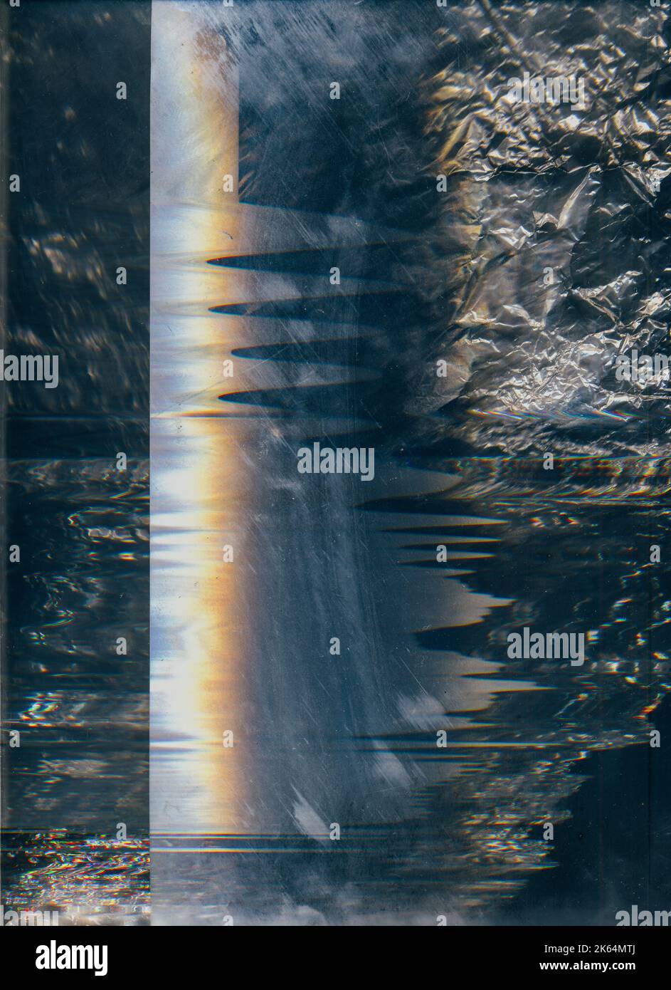 distorted screen system damage blue glare effect Stock Photo - Alamy