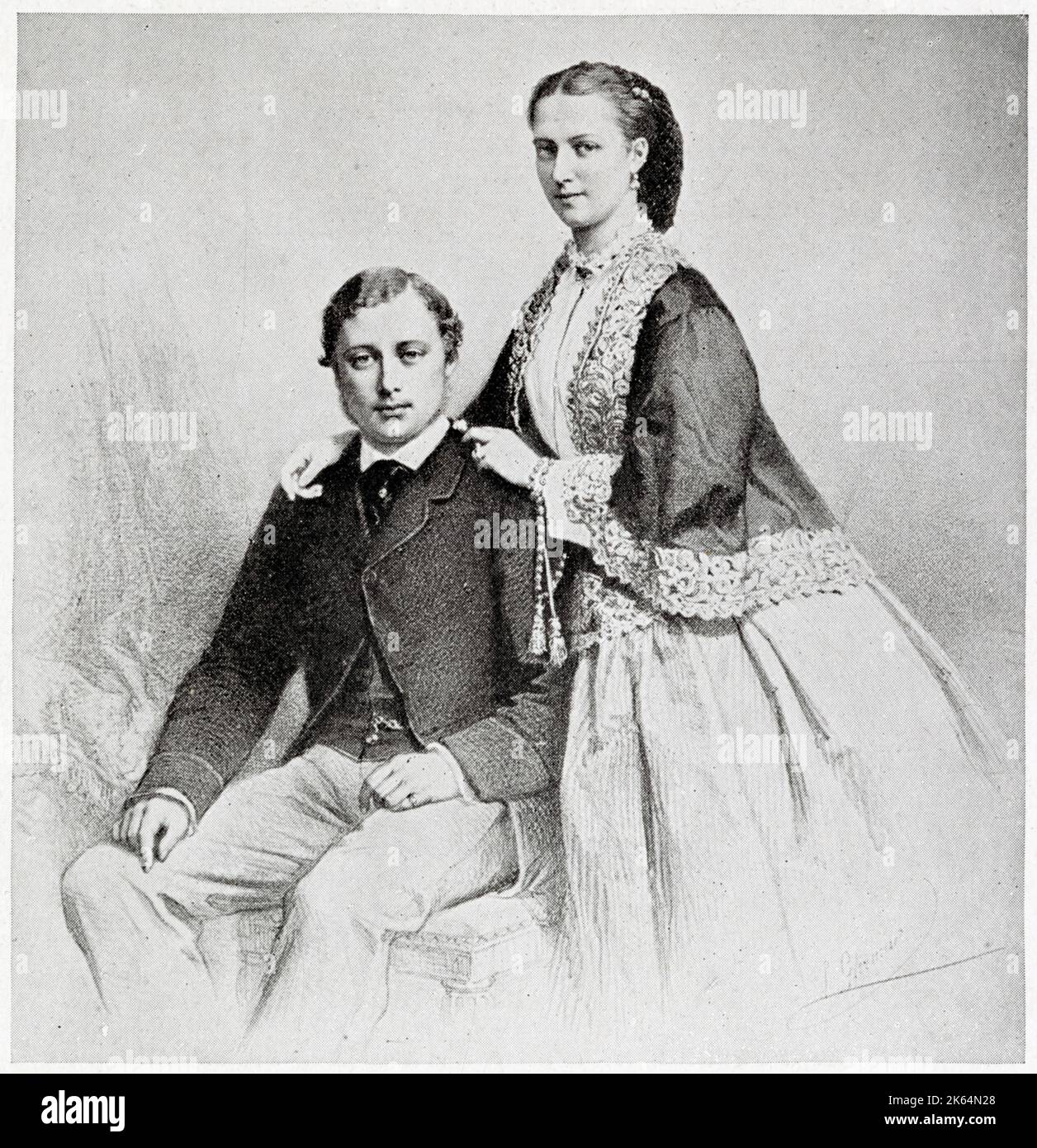 King edward vii queen alexandra wedding hi-res stock photography and ...