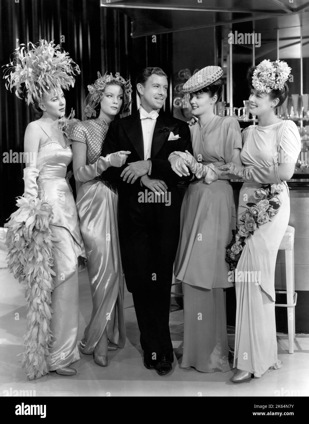 George Murphy, on-set of the Film, "Broadway Rhythm", MGM, 1944 Stock Photo - Alamy