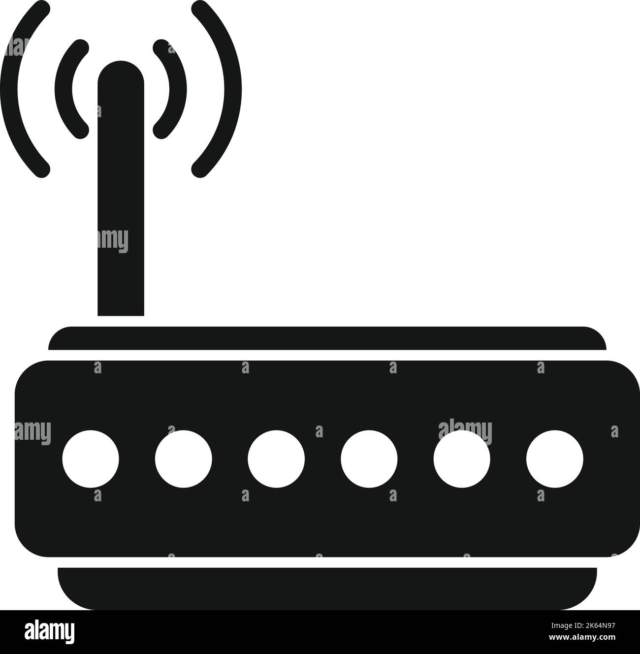Communication router icon simple vector. Web online. Internet media ...
