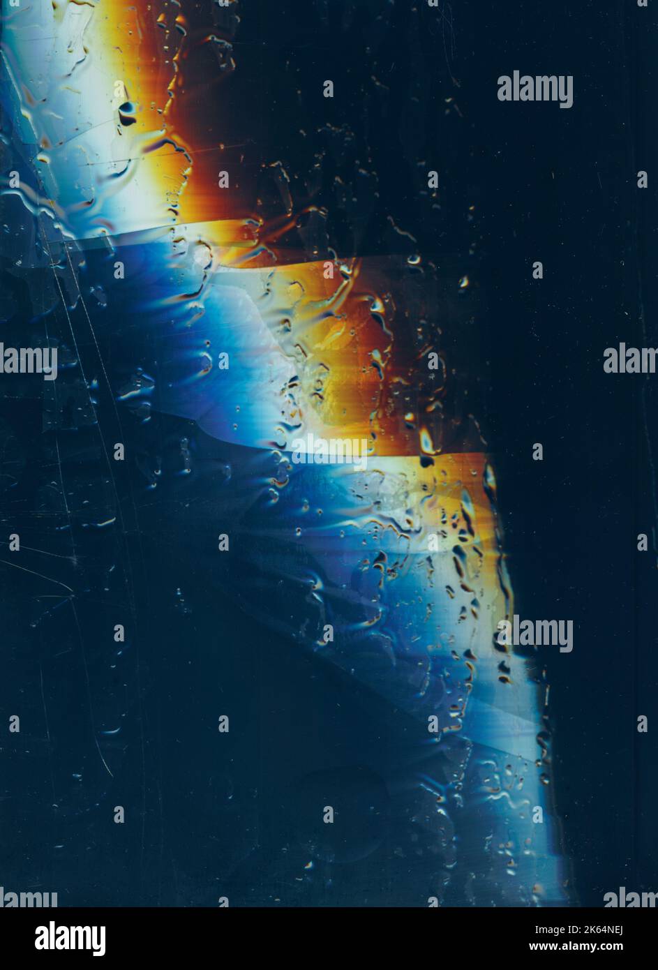 distorted screen system damage blue glare effect Stock Photo - Alamy