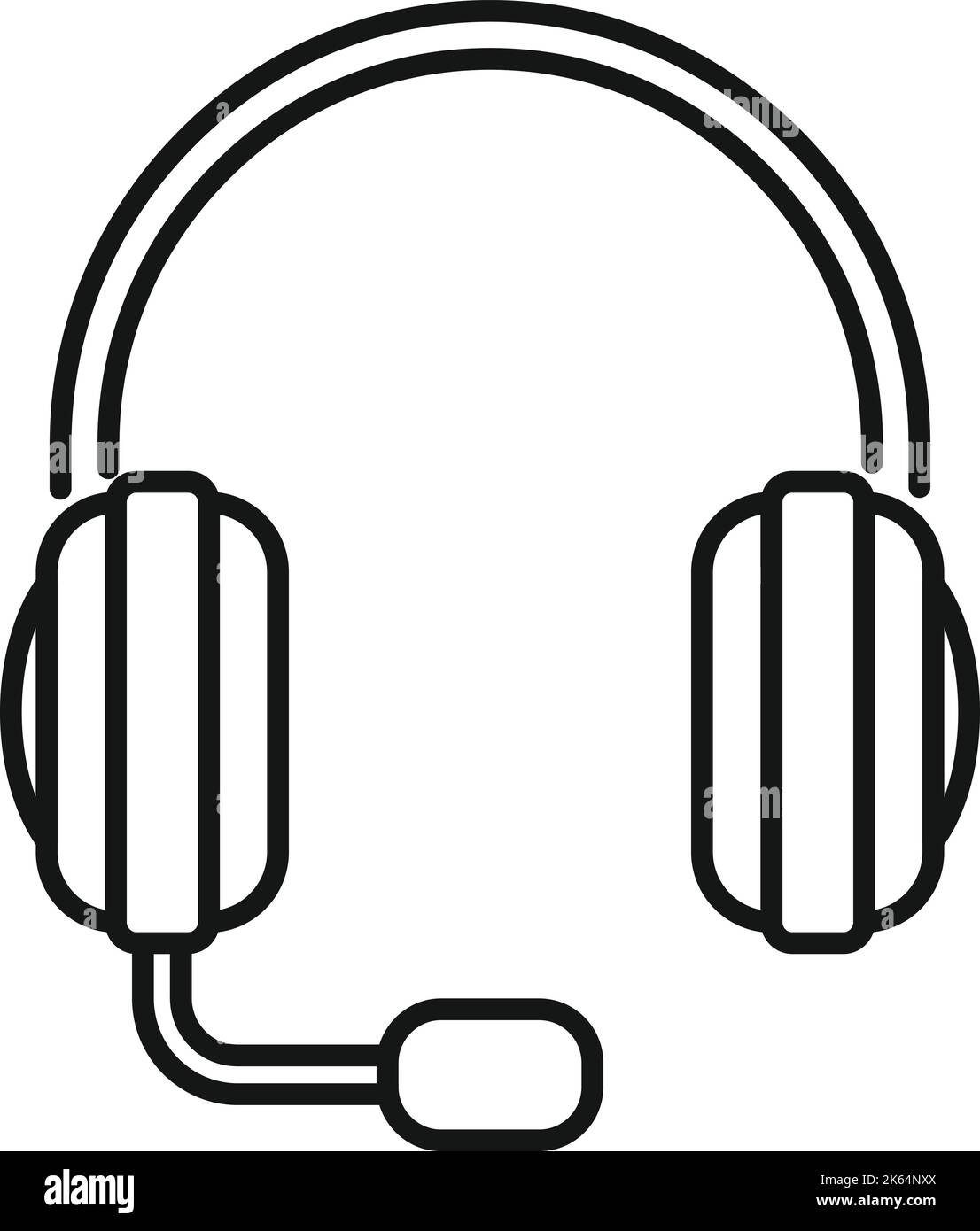 Group headset Black and White Stock Photos & Images - Alamy