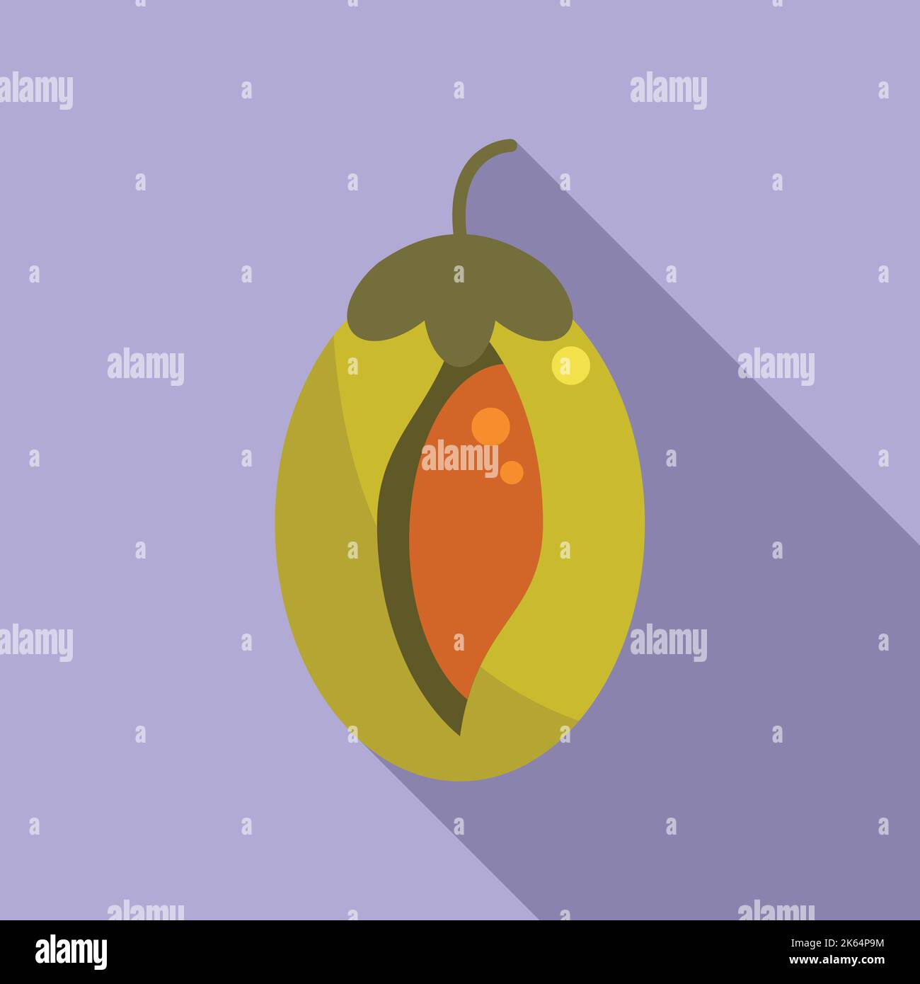 Cosmetic jojoba icon flat vector. Plant seed. Aroma herb Stock Vector ...