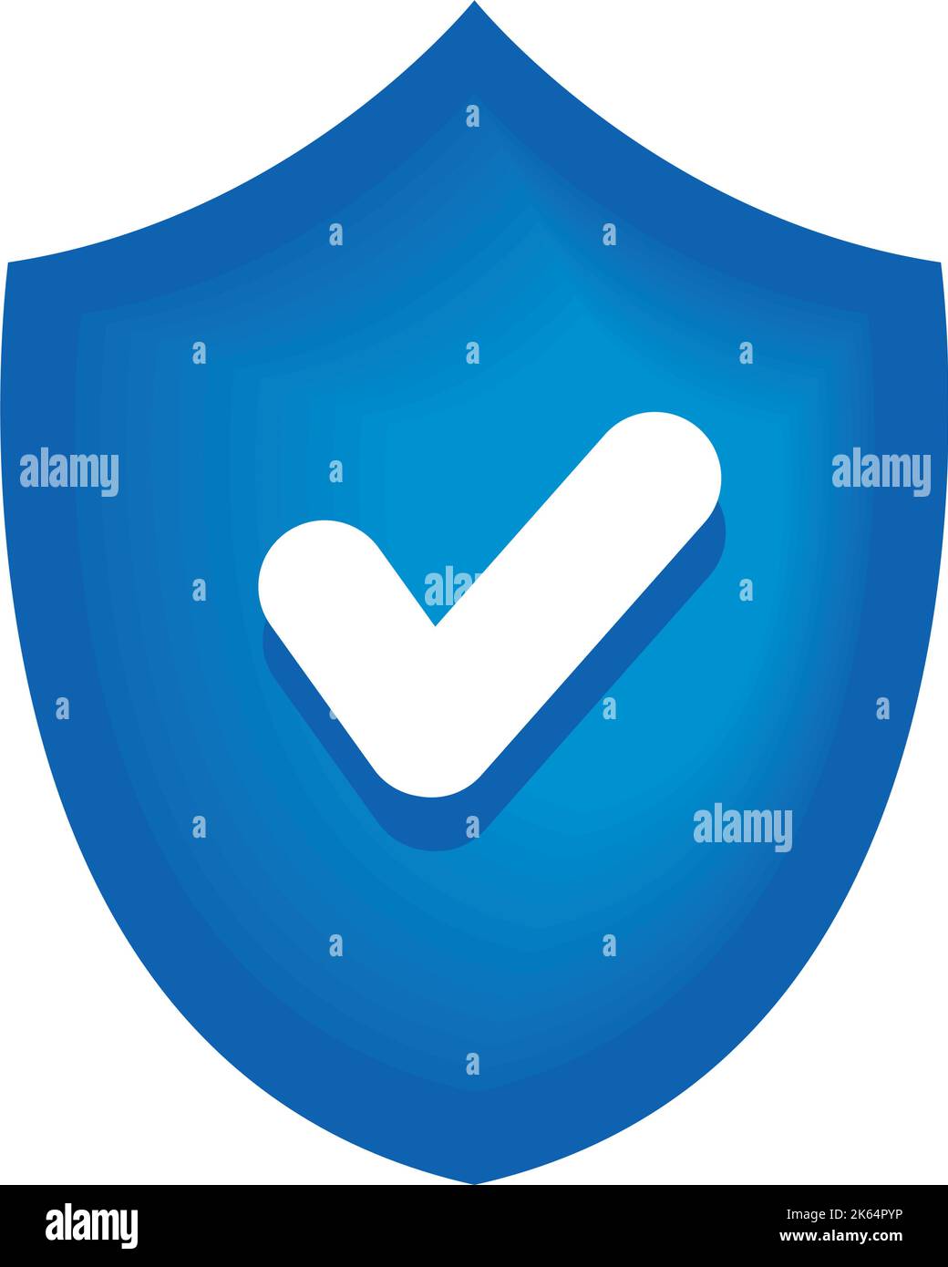 security shield with check symbol Stock Vector Image & Art - Alamy
