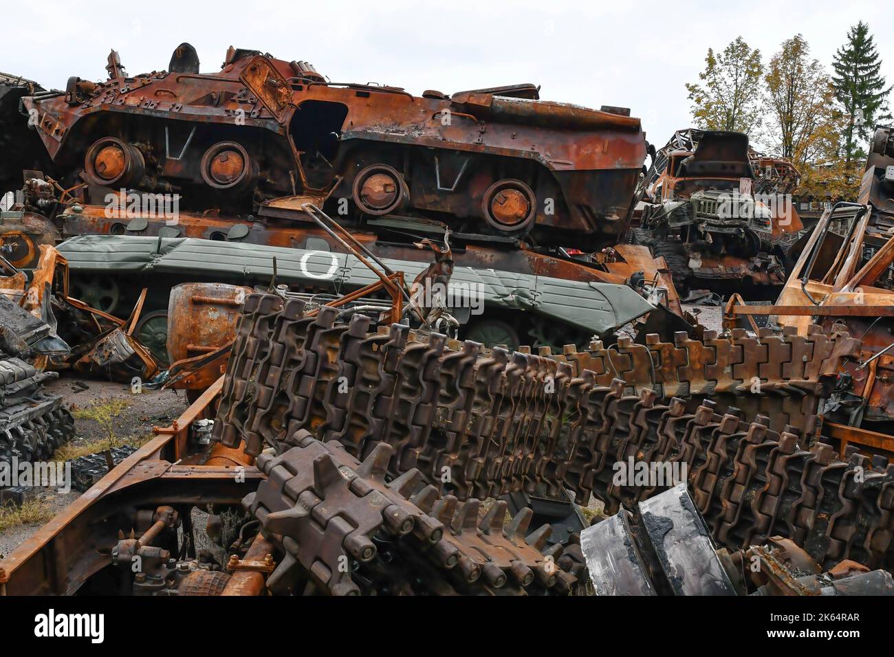 Destroyed russian military equipment hi-res stock photography and ...