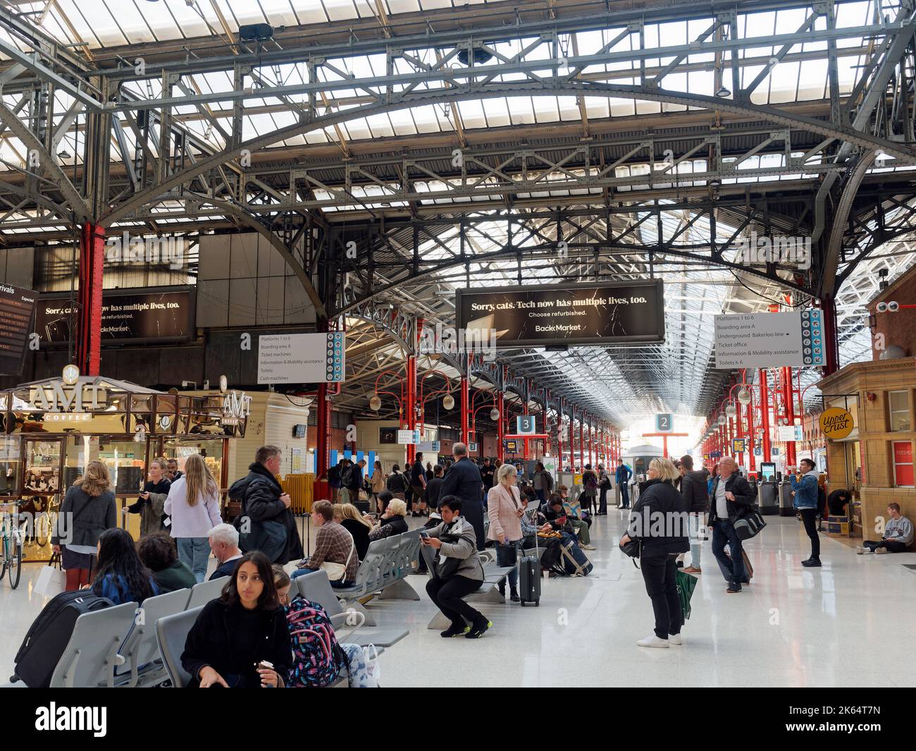 Victorian railway stations hall hi-res stock photography and images - Alamy