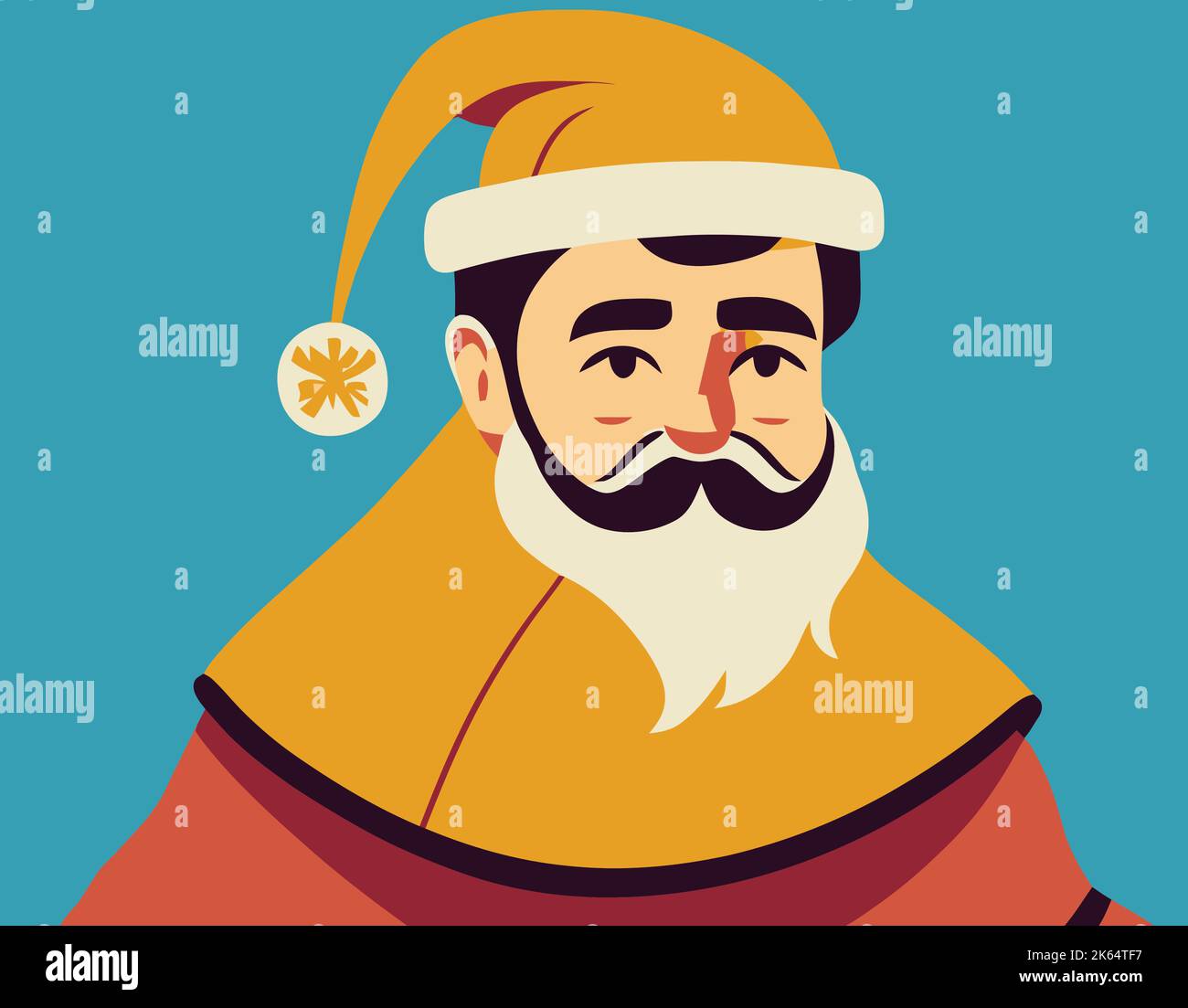 Blue santa suit Stock Vector Images - Alamy