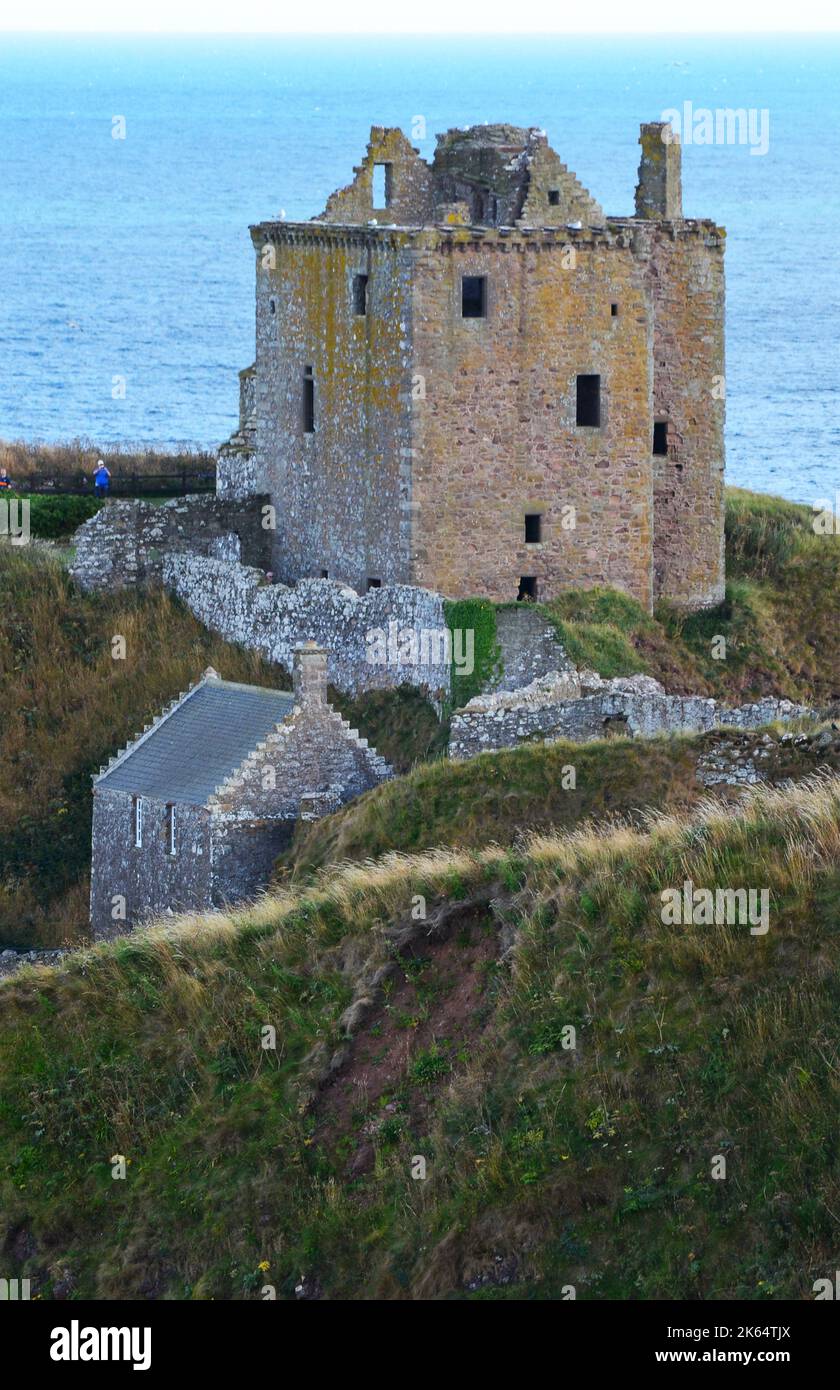 The Dunnottar Castle in Stonehaven, a Scottish historical landmark ...