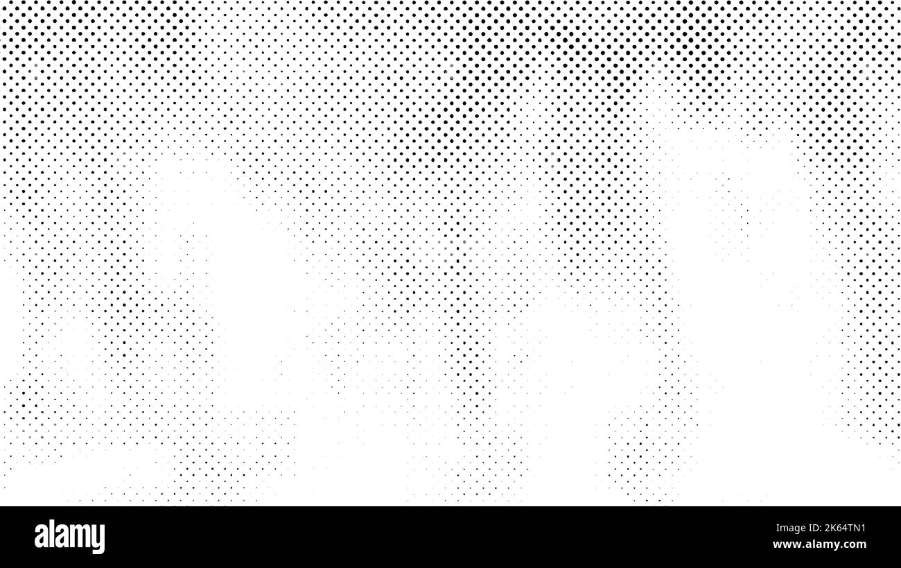 Grunge halftone texture. Comic pixelated spots and drops. Dirty white ...