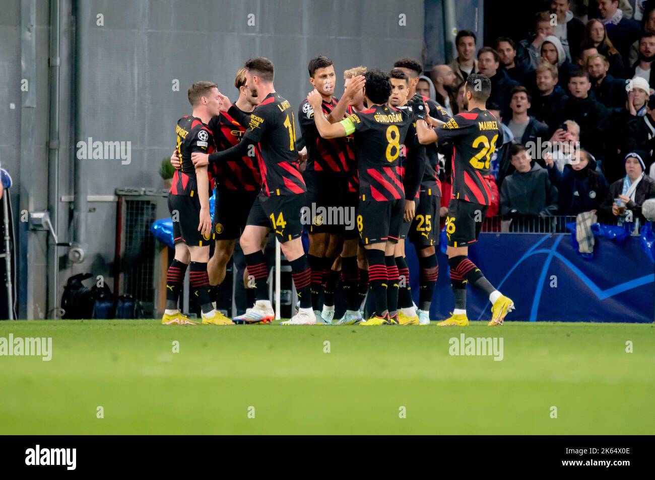 Copenhagen, Denmark. 11th Oct, 2022. Rodri (16) of Manchester City ...