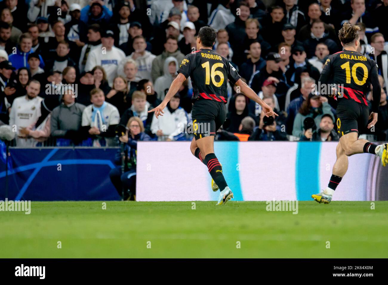 Copenhagen, Denmark. 11th Oct, 2022. Rodri (16) of Manchester City ...