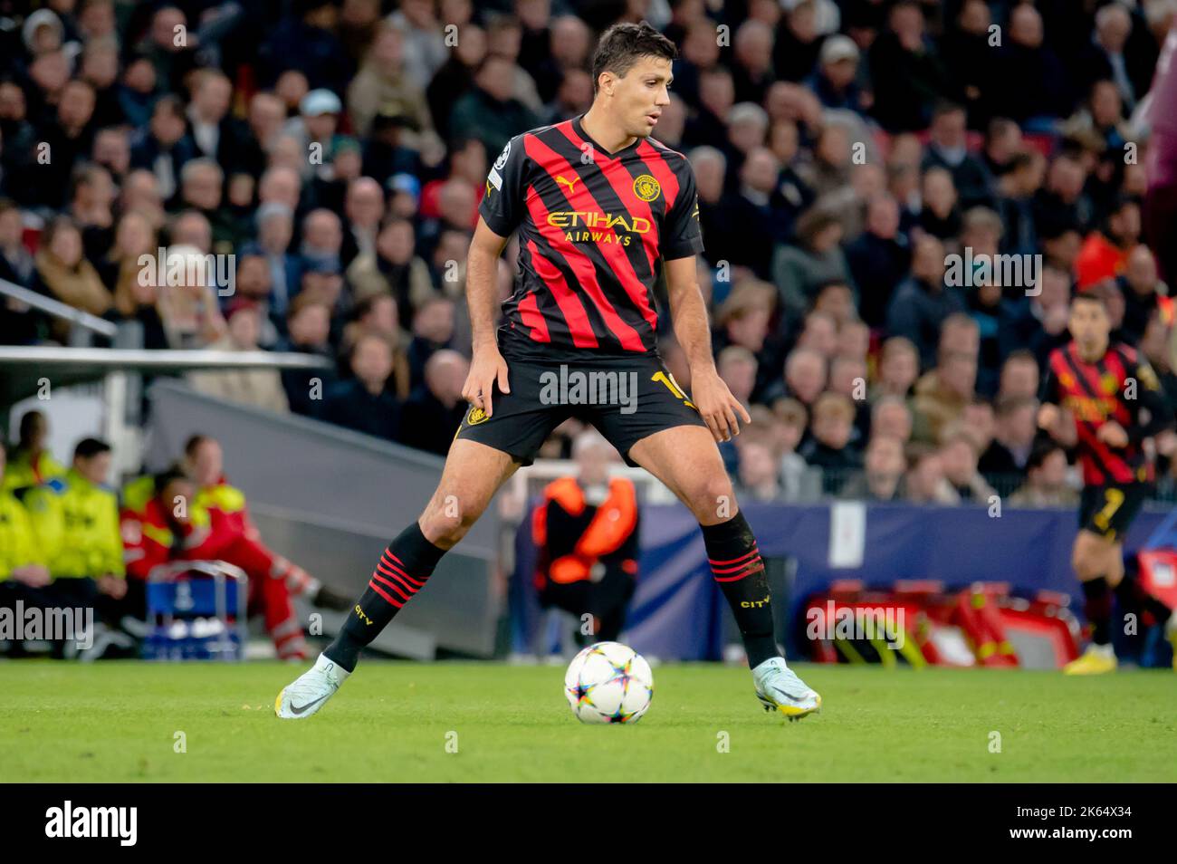 Copenhagen, Denmark. 11th Oct, 2022. Rodri (16) of Manchester City seen ...