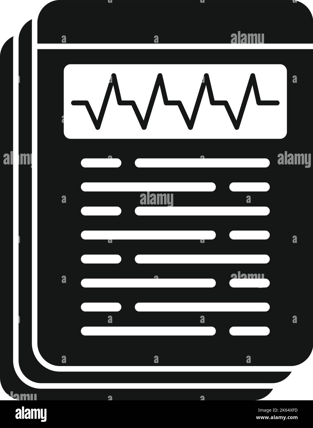 Patient papers icon simple vector. Online doctor. Health medical Stock ...