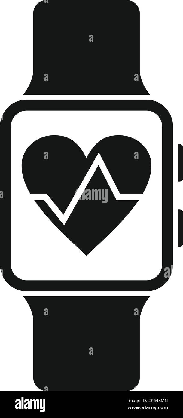 Medical smartwatch icon simple vector. Online patient. Call mobile ...