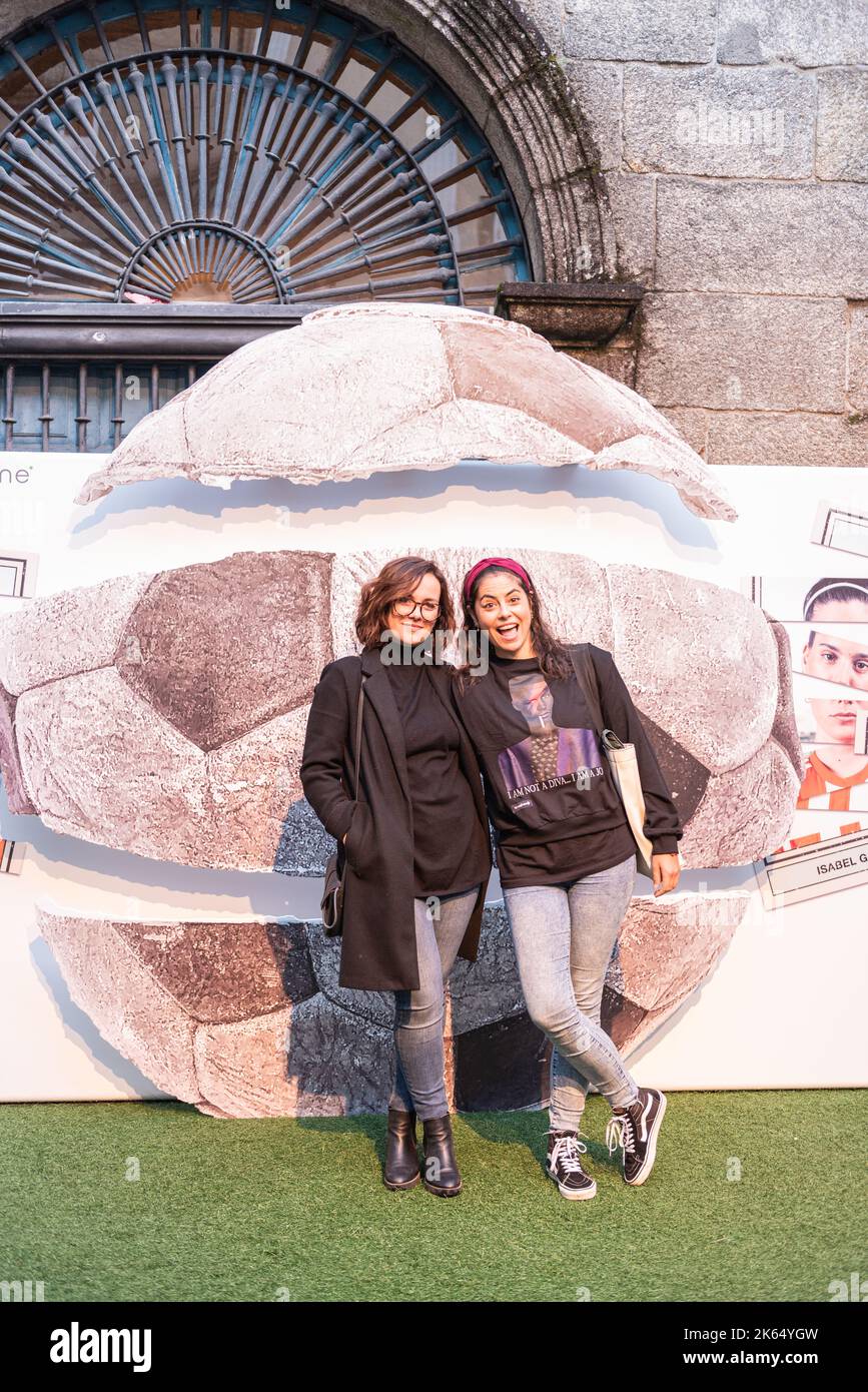 santiago, spain, september 29, 2022, photocall with, lucia garrido and ...