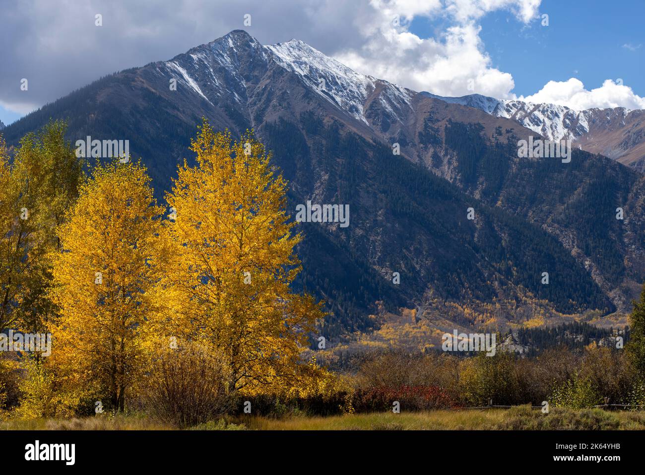 Twin Lakes, Colorado Historic village in the San Isabel National Forest ...
