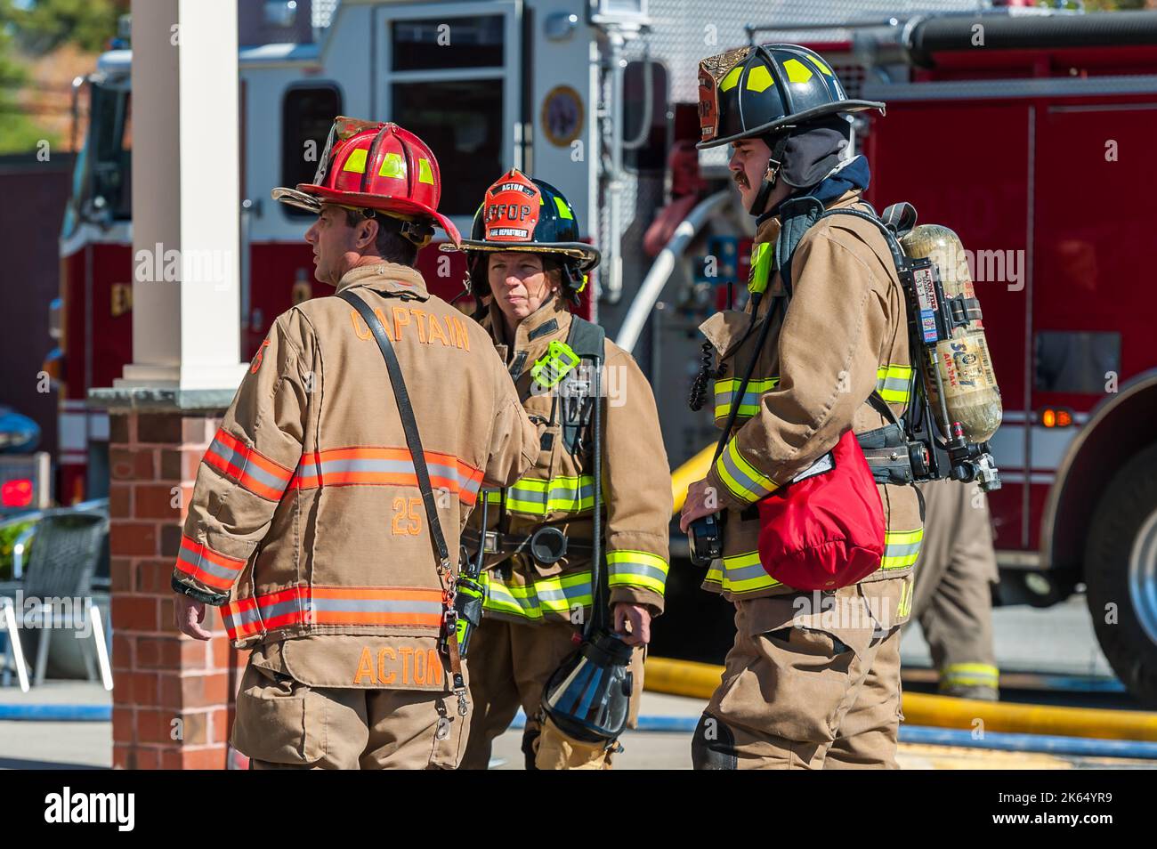 Acton, Massachusetts. 11th October, 2022. Acton Fire Department ...