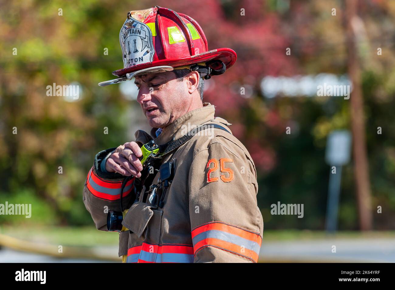 Acton, Massachusetts. 11th October, 2022. Acton Fire Department ...