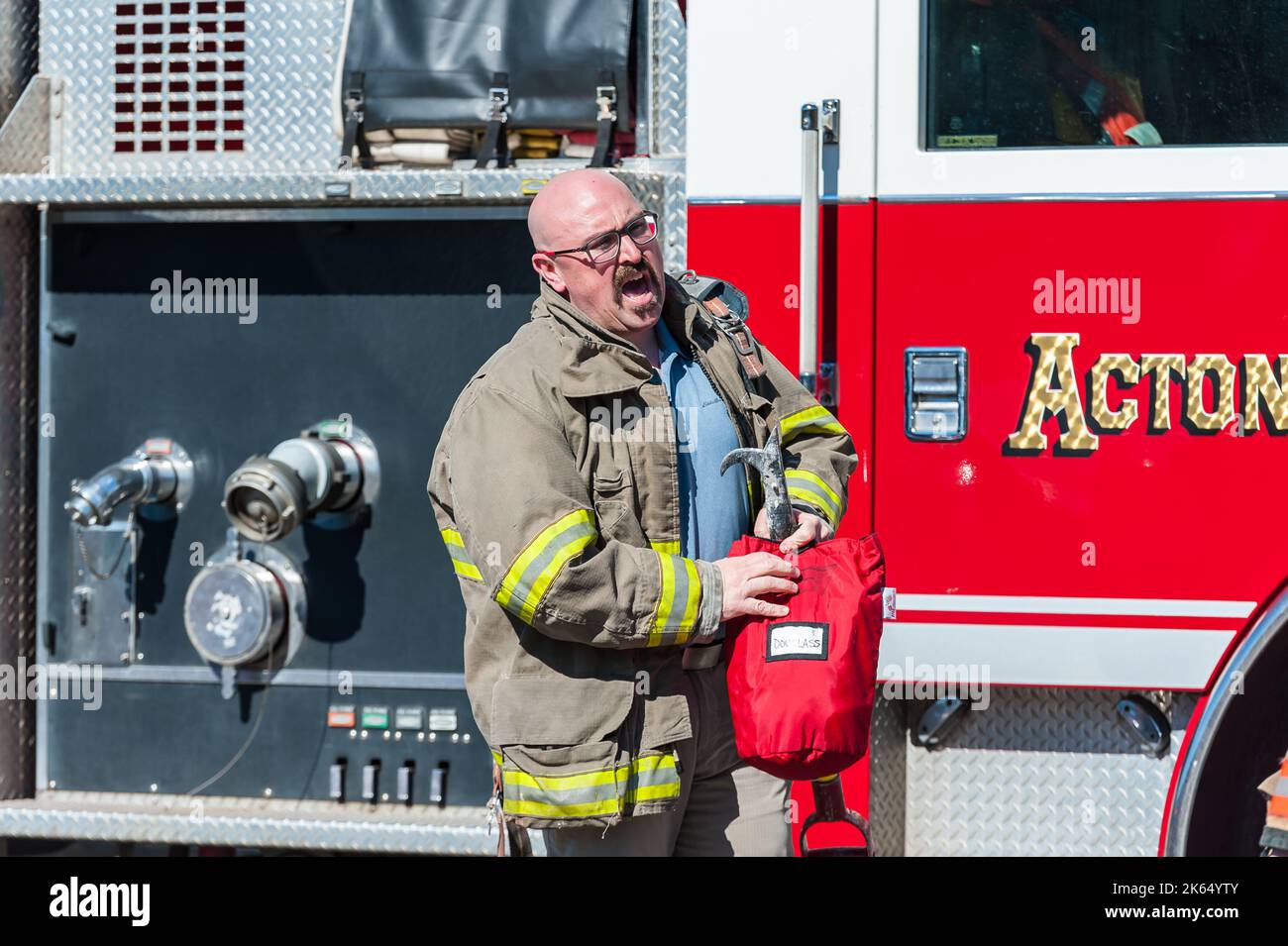 Acton, Massachusetts. 11th October, 2022. Acton Fire Department ...