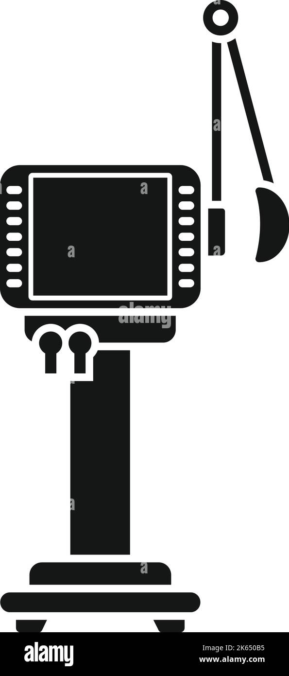 Patient ventilator machine icon simple vector. Medical equipment ...