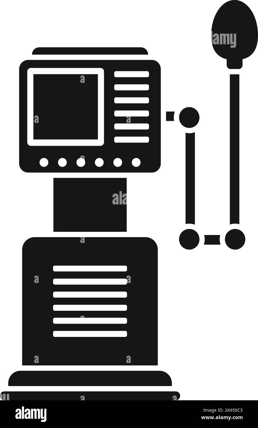 Critical ventilator machine icon simple vector. Hospital patient. Care ...
