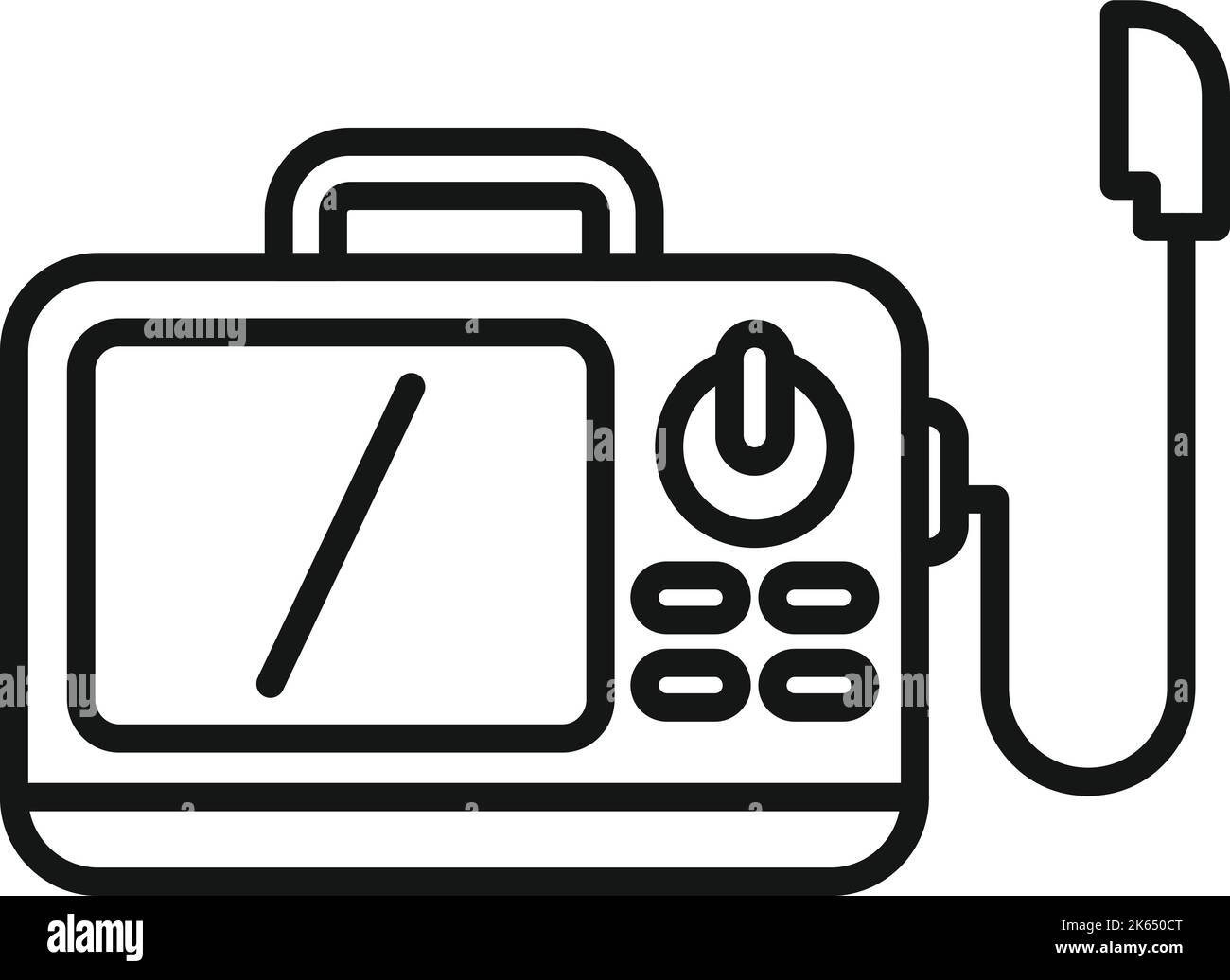 Patient ventilator machine icon outline vector. Medical equipment ...
