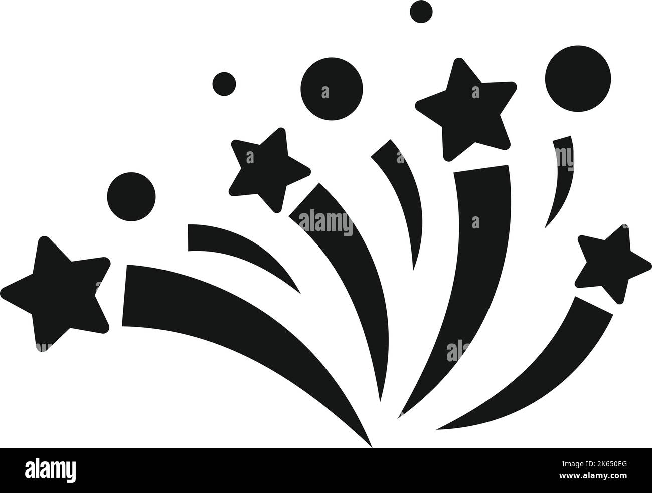 Firework icon simple vector. Carnival event. Star party Stock Vector ...