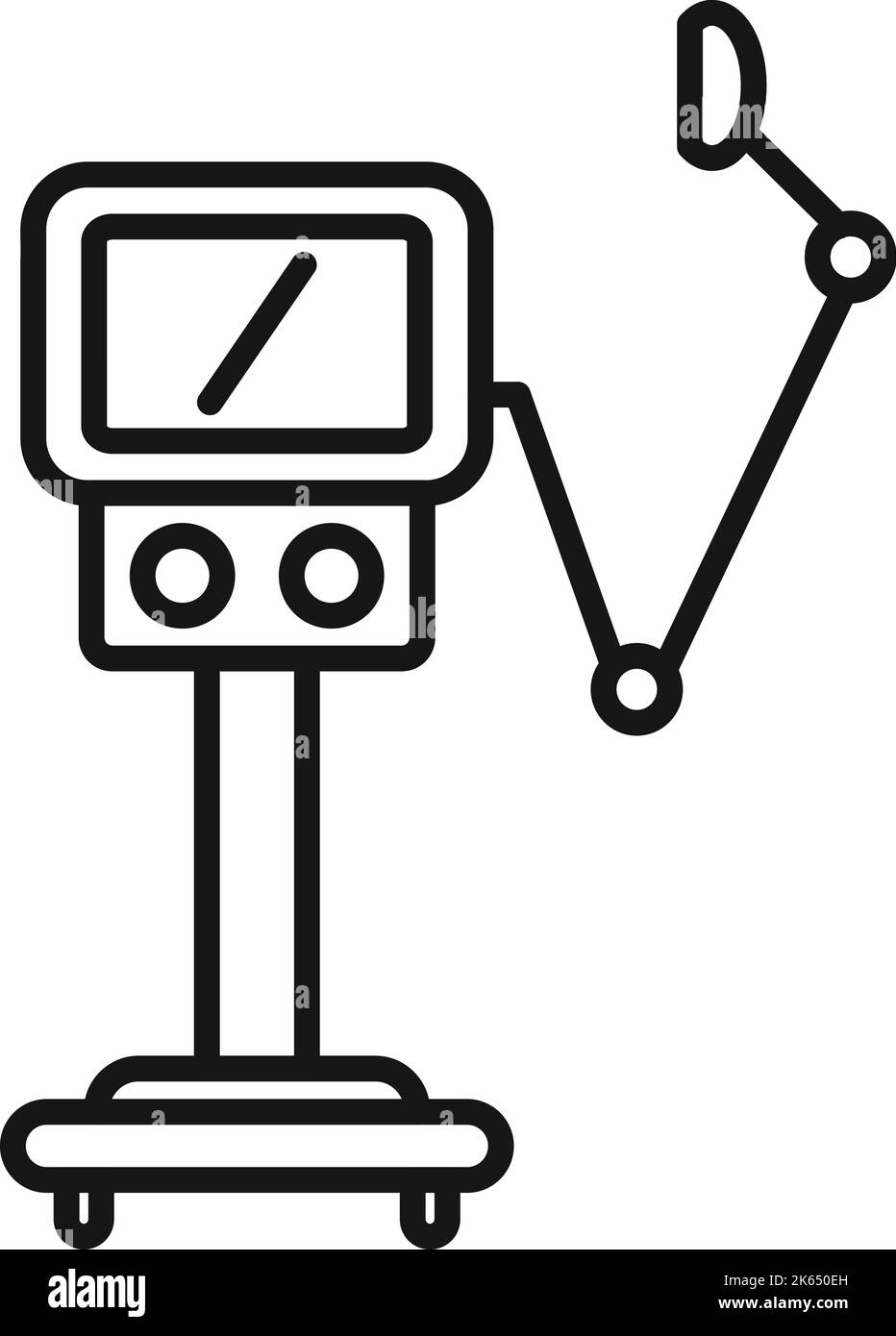 Breath ventilator machine icon outline vector. Hospital patient. Care ...