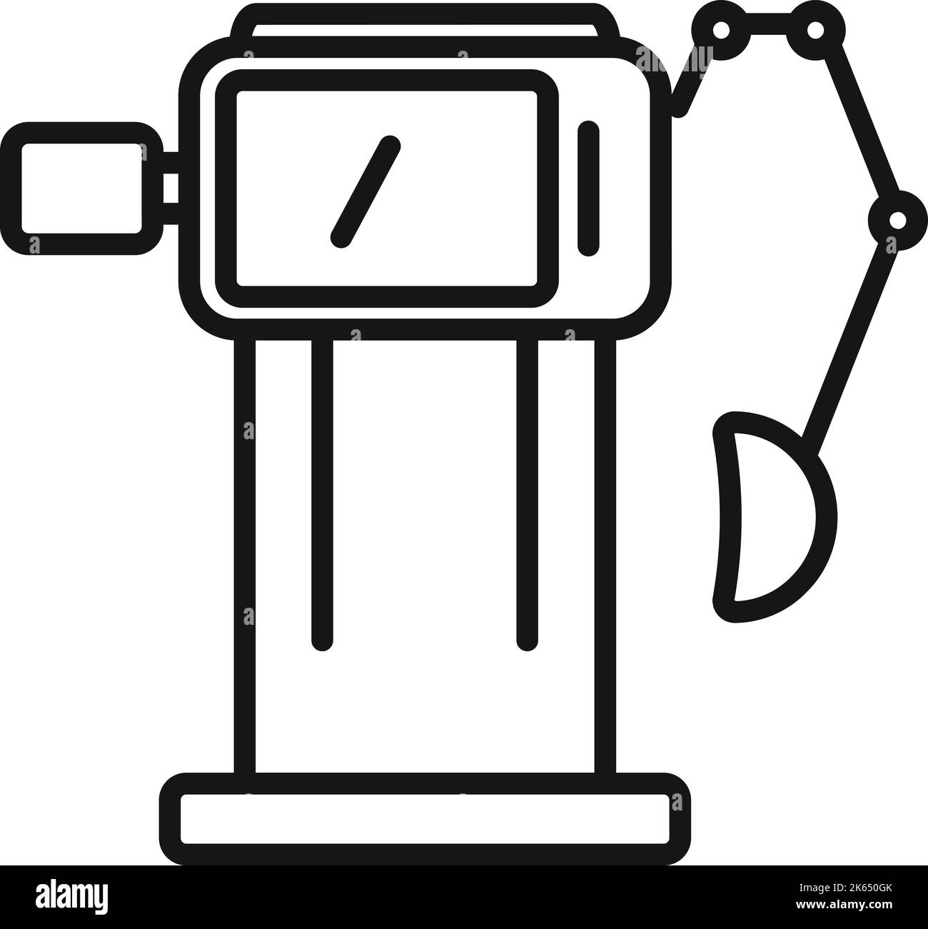 Care medical machine icon outline vector. Hospital patient. Oxygen ...