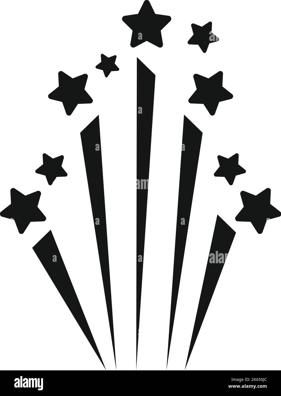 Display firework icon simple vector. Carnival event. New celebrate ...