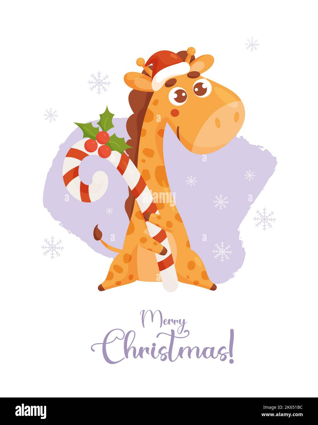 Cute Giraffe Cartoons Christmas