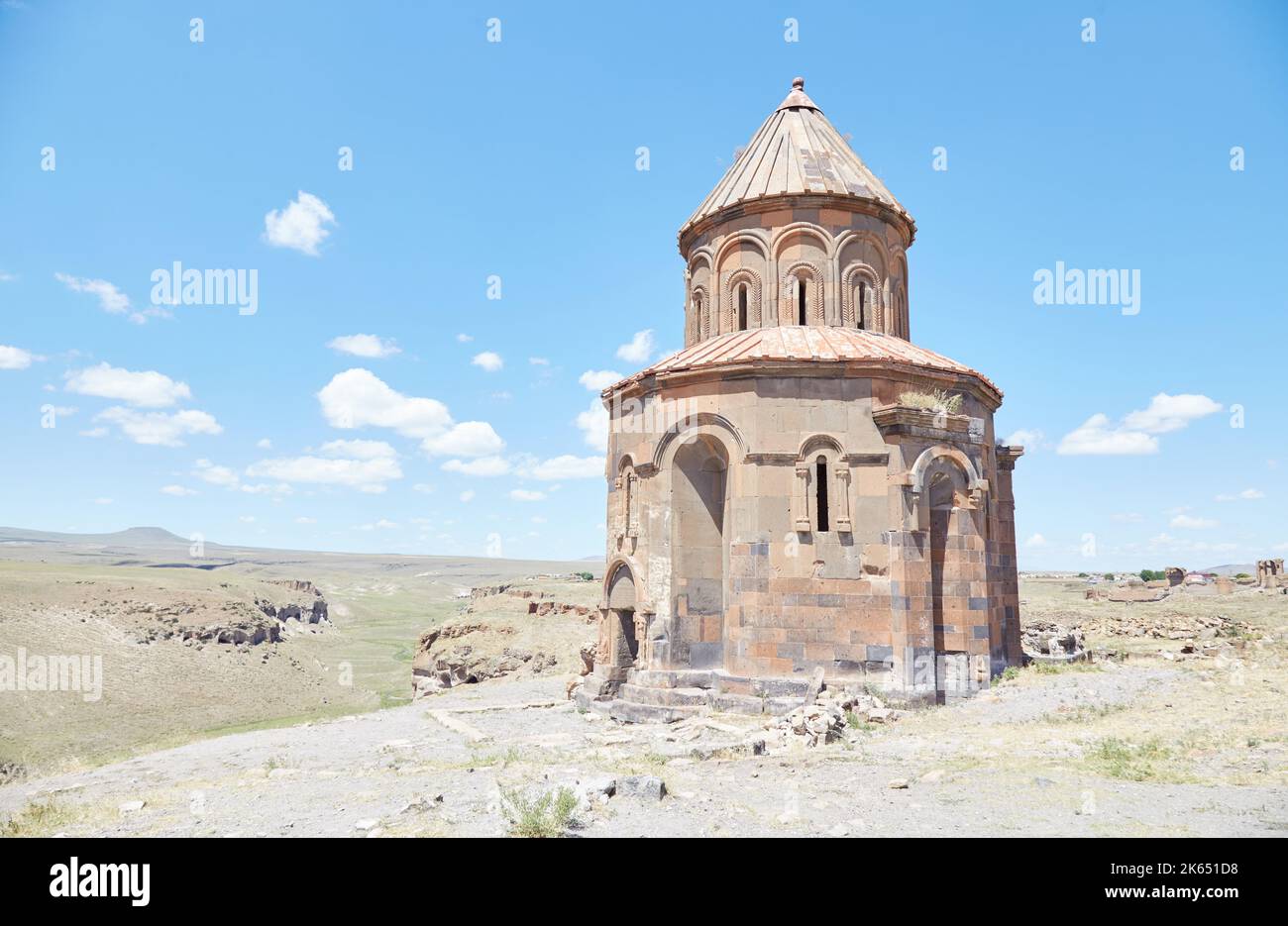 Ancient Ani's Iconic Polatoglu Church Stock Photo - Alamy