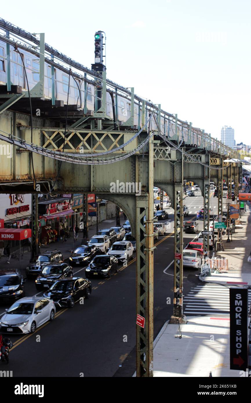 Brooklyn, NY, USA. 8th Oct, 2022. Flushing Ave. (Credit Image: © John ...