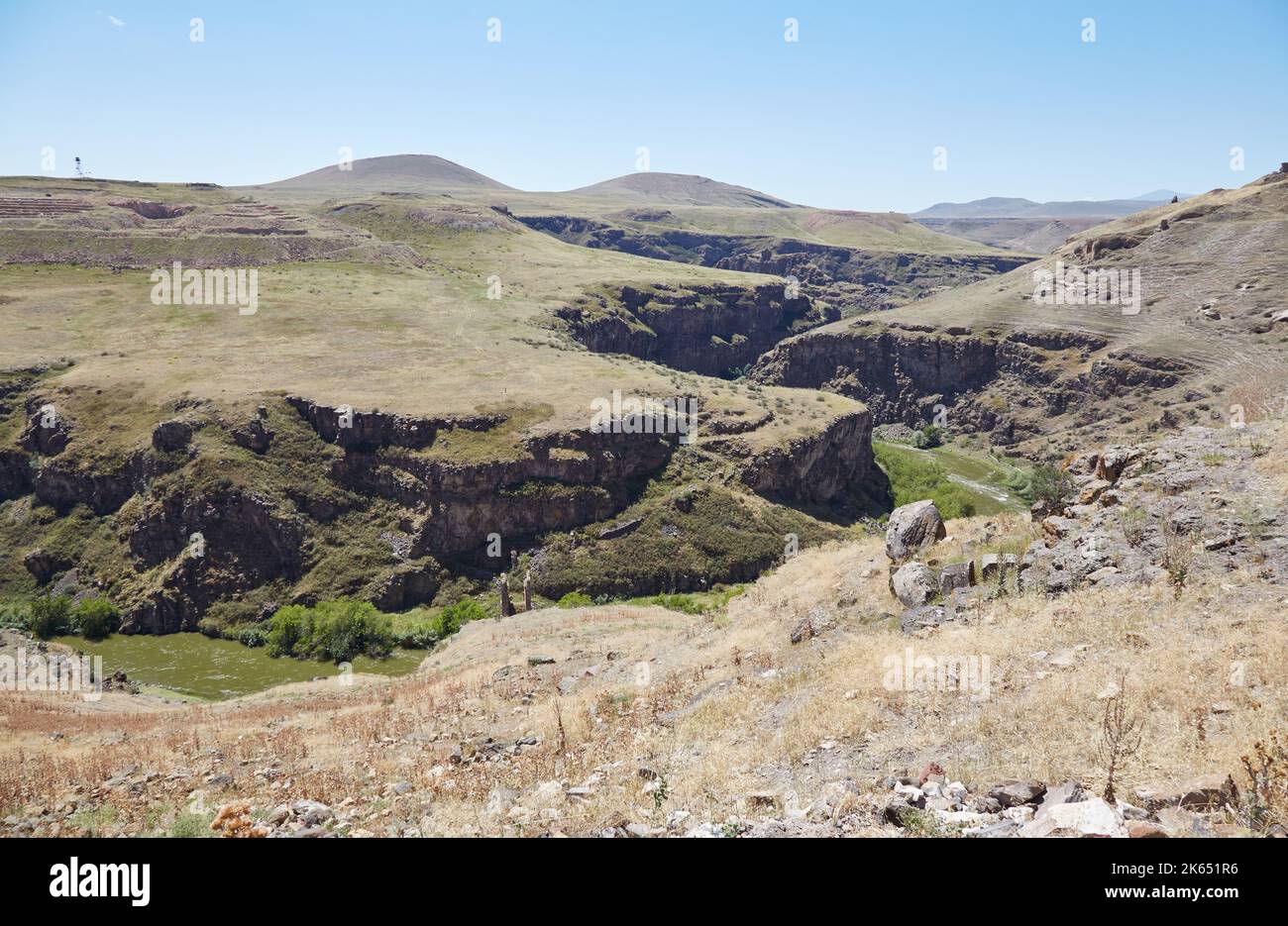 The Menucer Mosque of the Ancient Ani Ruins Stock Photo - Alamy