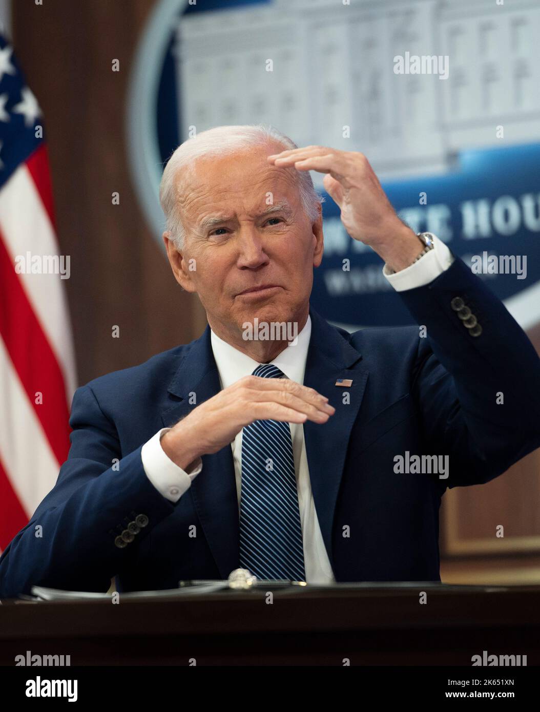 President Joe Biden speaks delivers virtual remarks at the Summit on ...