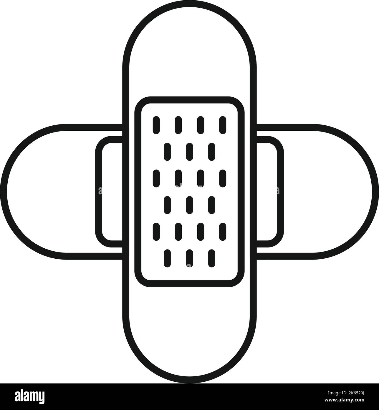 Textile plaster icon outline vector. Family health. Doctor care Stock ...