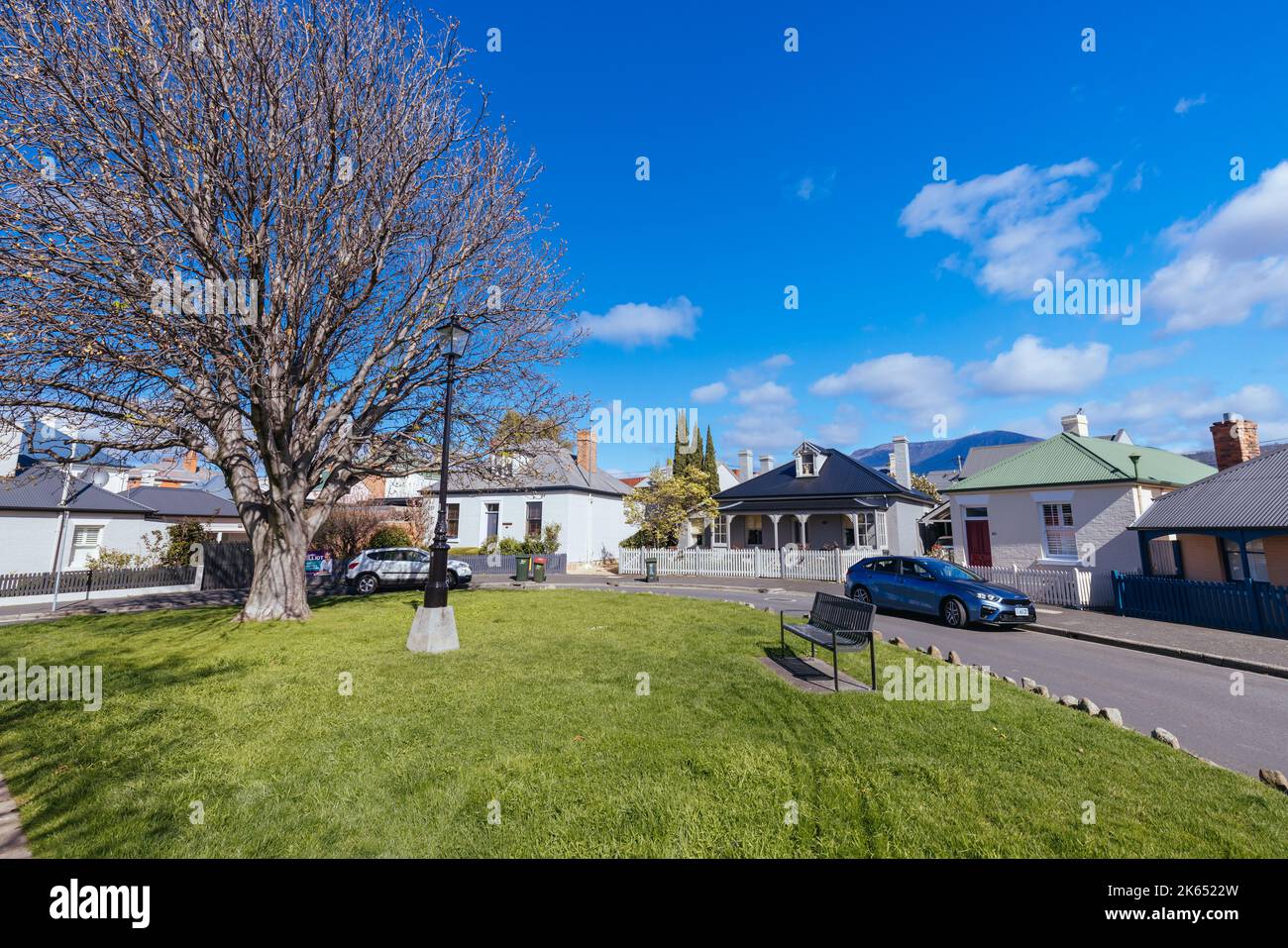 Arthur Circus Park Architecture in Hobart Tasmania Australia Stock ...