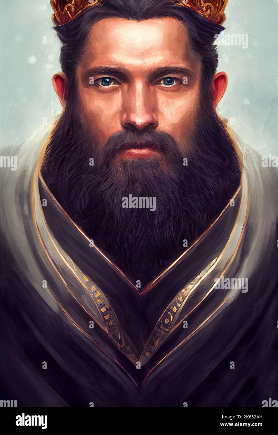 Bushy beard illustration hi-res stock photography and images - Alamy