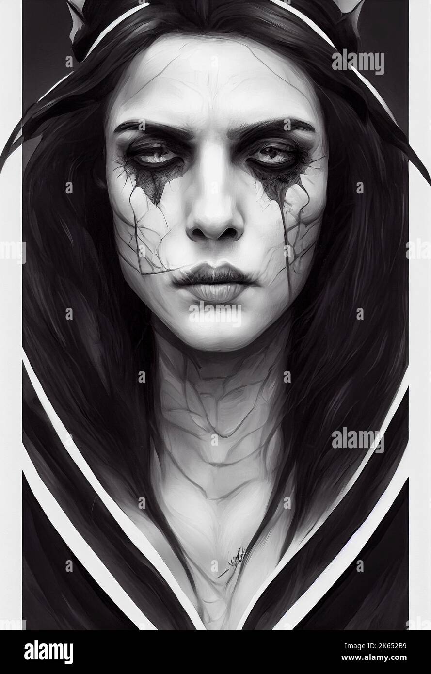 Evil queen: illustration hi-res stock photography and images - Alamy