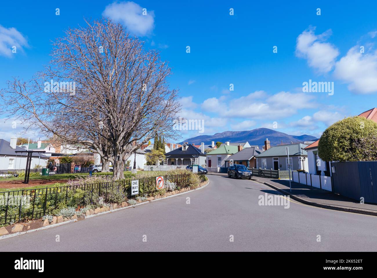 Arthur Circus Park Architecture in Hobart Tasmania Australia Stock ...