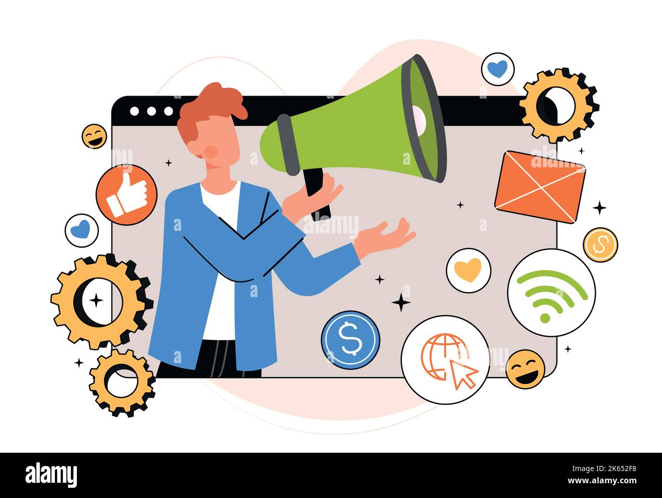 Employee promotion icon Stock Vector Images - Alamy