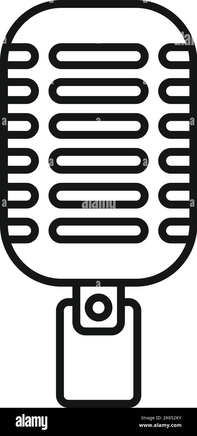 Event music microphone icon outline vector. Business time. Task meeting ...