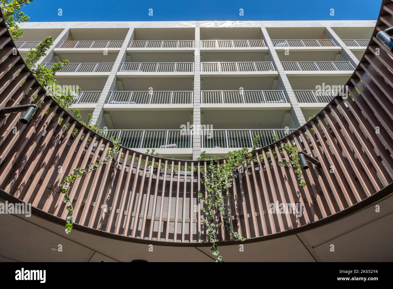 Interesting round roof opening at a resort near the Turtle Bay at the ...