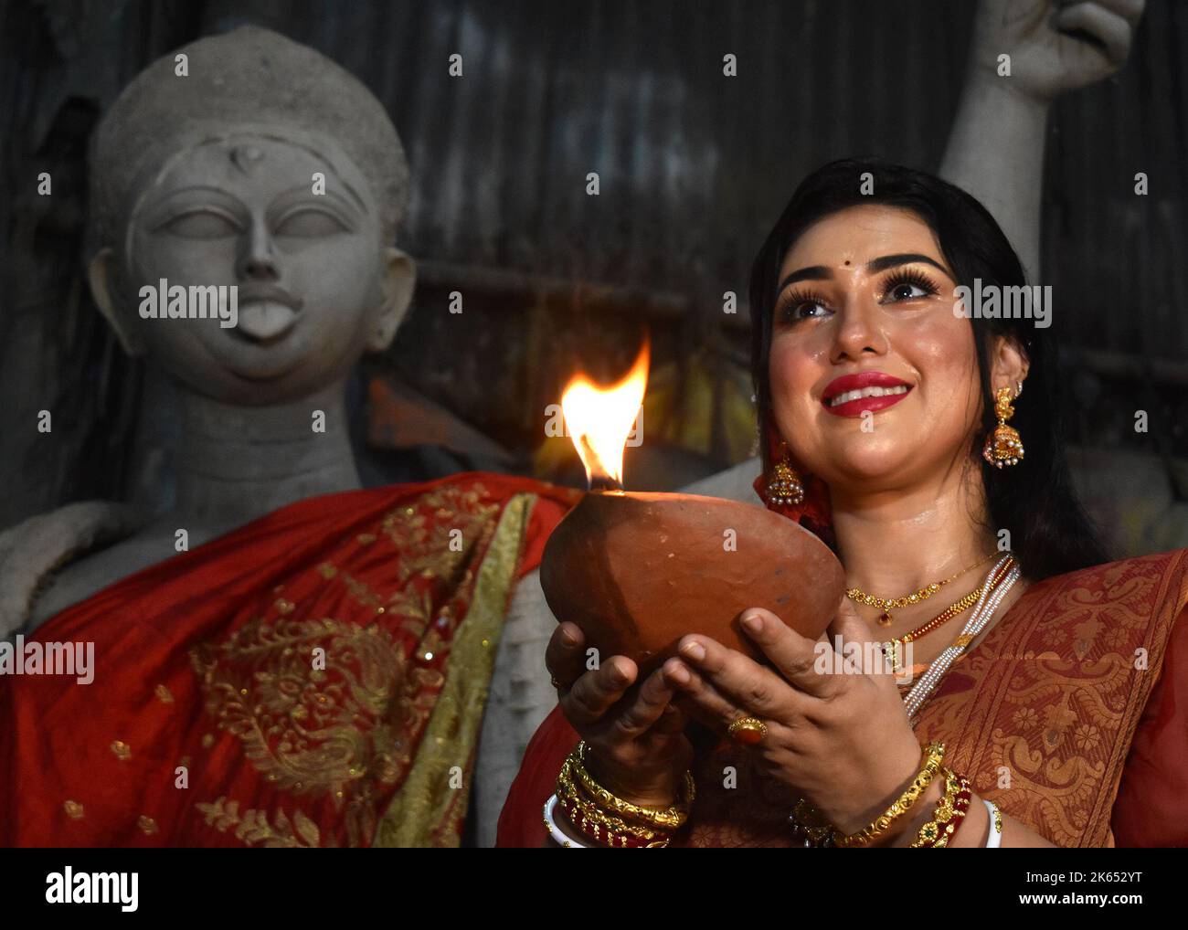 Kolkata, India. 11th Oct, 2022. Popular Bangladeshi actress Apu Biswas ...