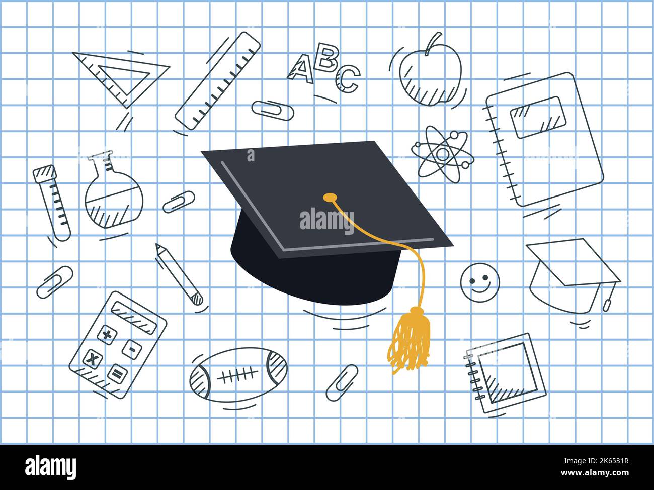 Student cap concept Stock Vector Image & Art - Alamy