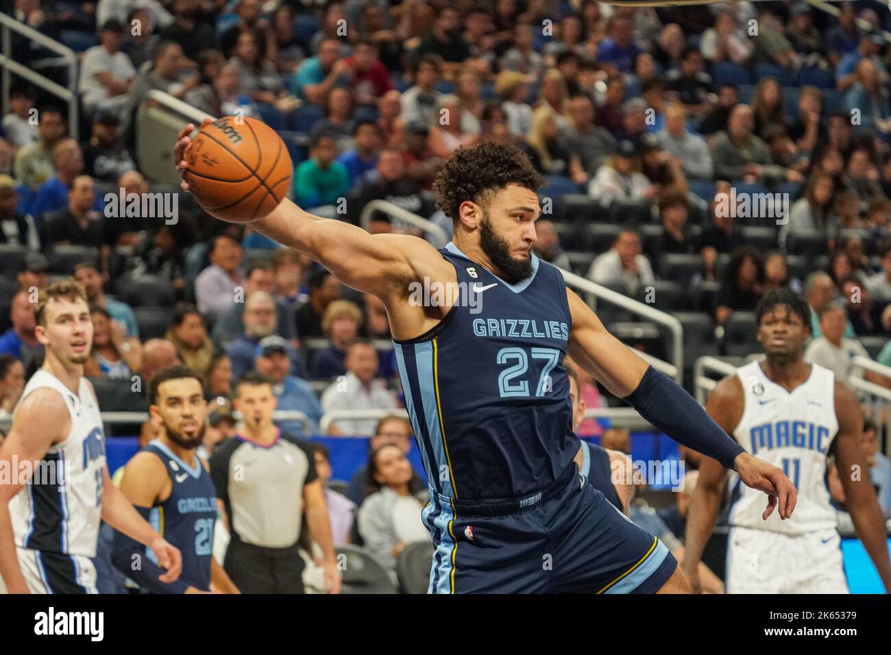 Orlando, Florida, USA, October 11, 2022, Memphis Grizzlies player David ...