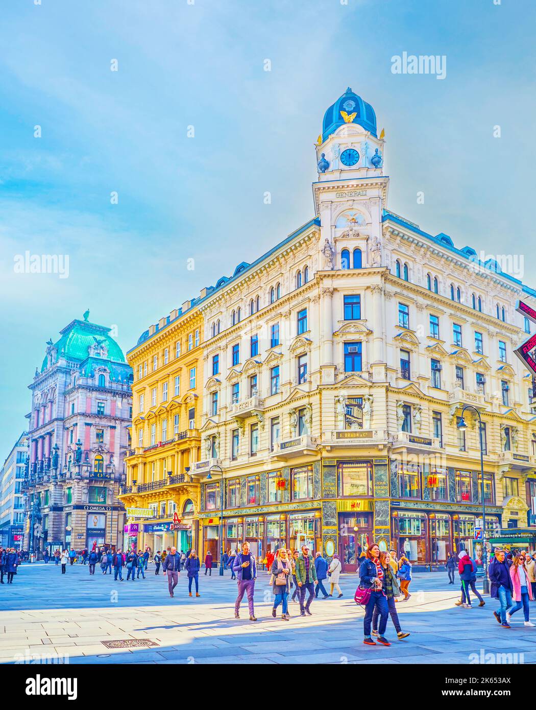 Buildings at graben in vienna hi-res stock photography and images - Alamy