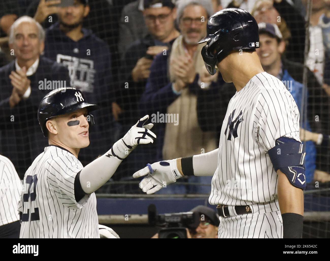 Bronx, United States. 11th Oct, 2022. New York Yankees Harrison Bader ...