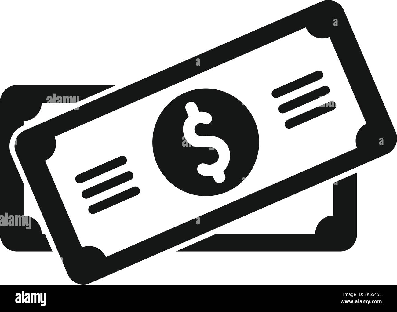 Cash charity icon simple Cut Out Stock Images & Pictures - Alamy