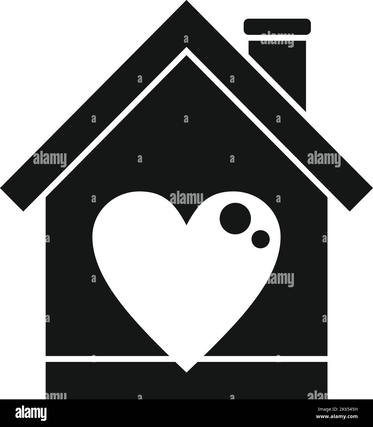 House charity icon simple vector. Web help. People support Stock Vector ...